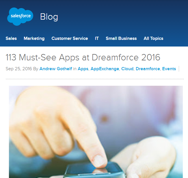 Salesforce selects InviteManager as a “Must-See App” at Dreamforce 2016 – InviteManager